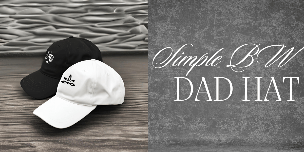 Effortless Cool: 7 Black and White Dad Hats You'll Love